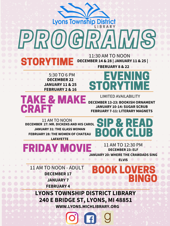 LTDL Home Page — Lyons Township District Library